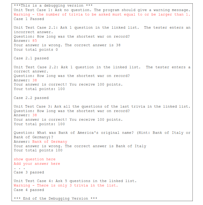 Solved Step 3: Design and implement a function that | Chegg.com