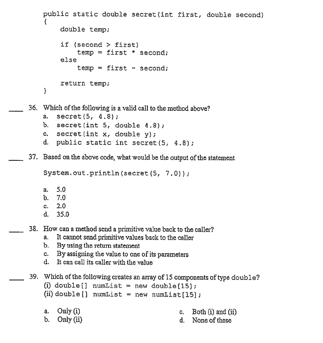 Solved 29. What is the value of counter after the following | Chegg.com