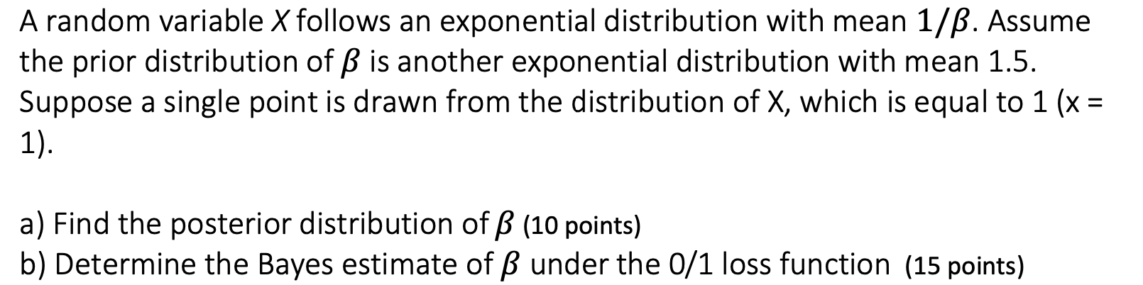 Solved A random variable X follows an exponential | Chegg.com Solved A random variable X follows an exponential | Chegg.com