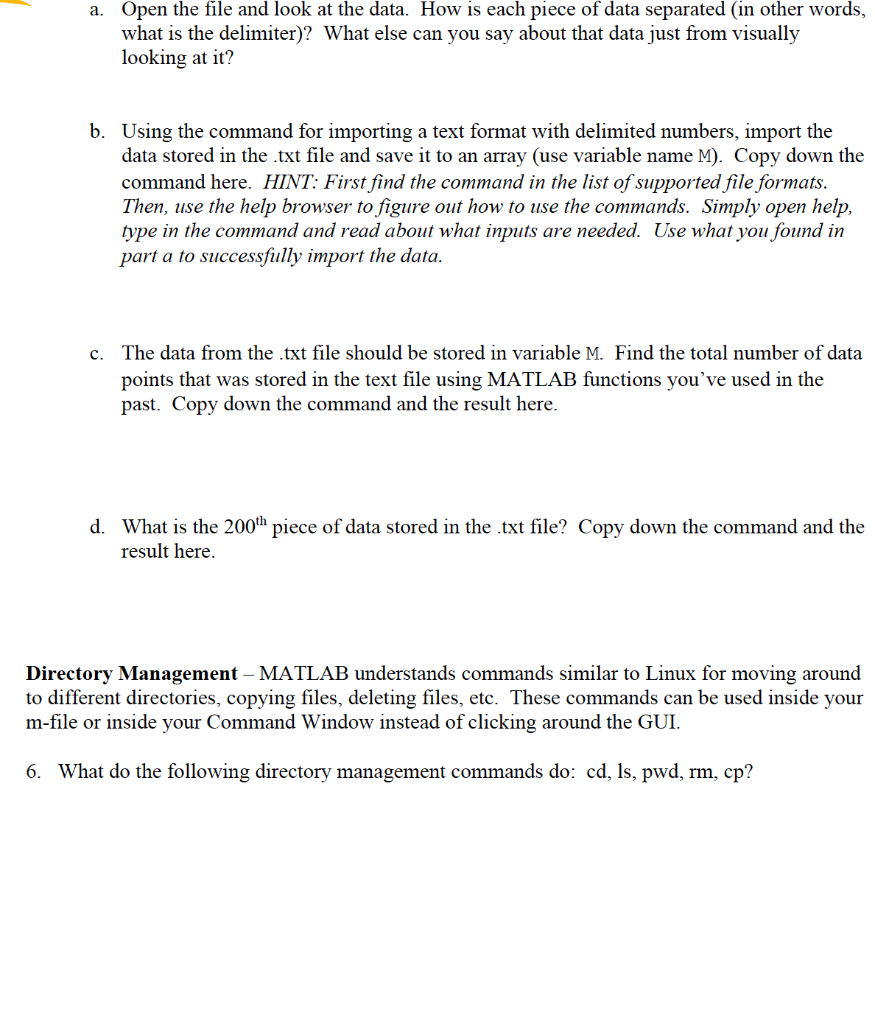 Native Data Files – first, we will look at how to | Chegg.com