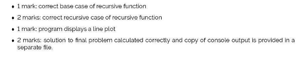 Purpose: To practice recursion with a simple example | Chegg.com