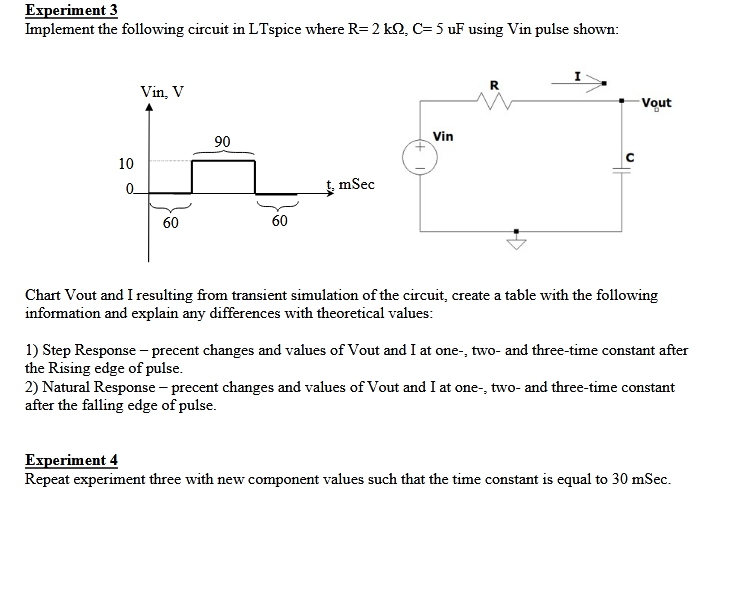Solved Experiment 3 Implement the following circuit in | Chegg.com