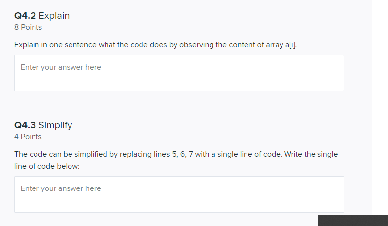 Solved Q4 1D Arrays 20 Points Consider the following Java | Chegg.com