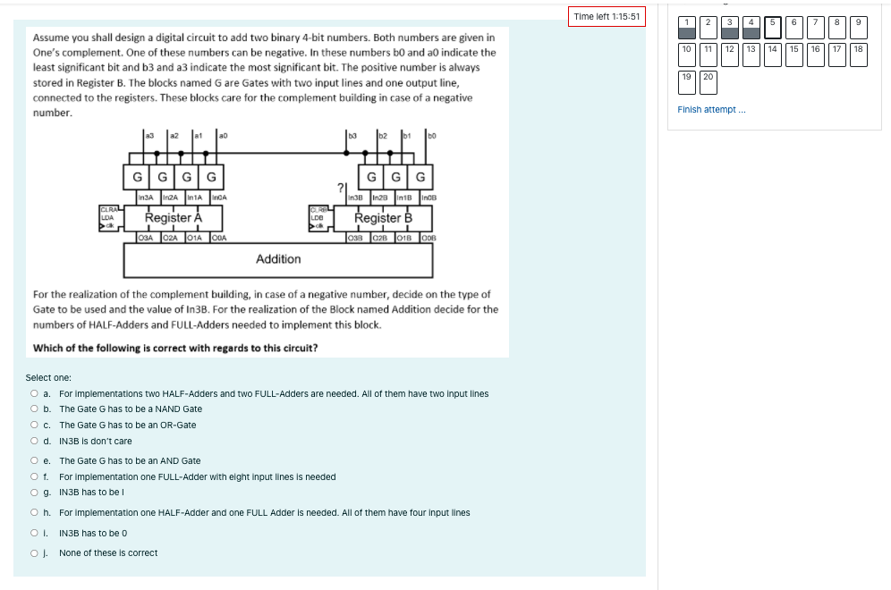 Solved Time left 1:15:51 1 2 3 4 5 | 6 | | 8 6 9 10 11 12 13 | Chegg.com