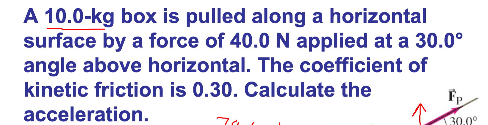 Solved A 10.0-kg box is pulled along a horizontal surface by | Chegg.com