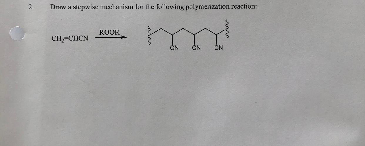 Solved Draw a stepwise mechanism for the following | Chegg.com