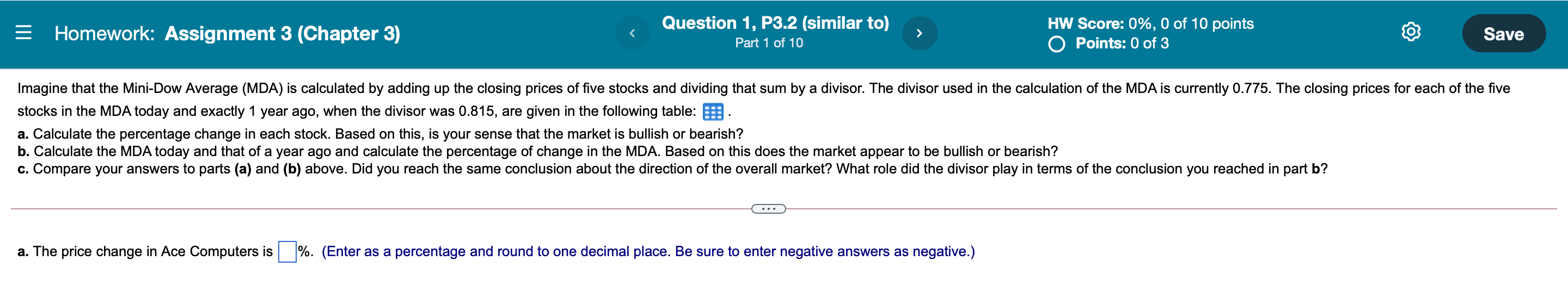 Solved Homework Assignment 3 Chapter 3 Question 1 P32 2515