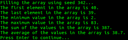 Solved This week's assignment looks at arrays. This week we | Chegg.com