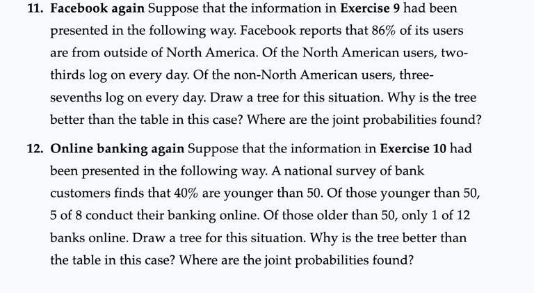 Solved Section 12.4 Exercises 13. Facebook final Given the | Chegg.com