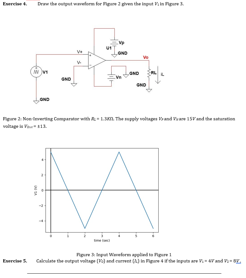 Solved Exercise 1. Calculate the output voltage (Vo) and | Chegg.com