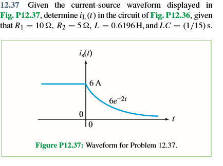 Solved iso Figure P12.36: Circuit for Problems 12.36 and | Chegg.com