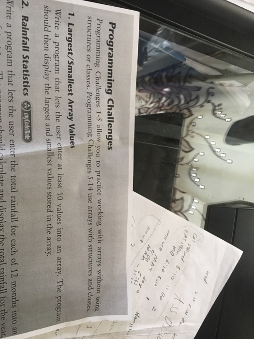 Solved Programming Challenges Programming Challenges 1-5 | Chegg.com