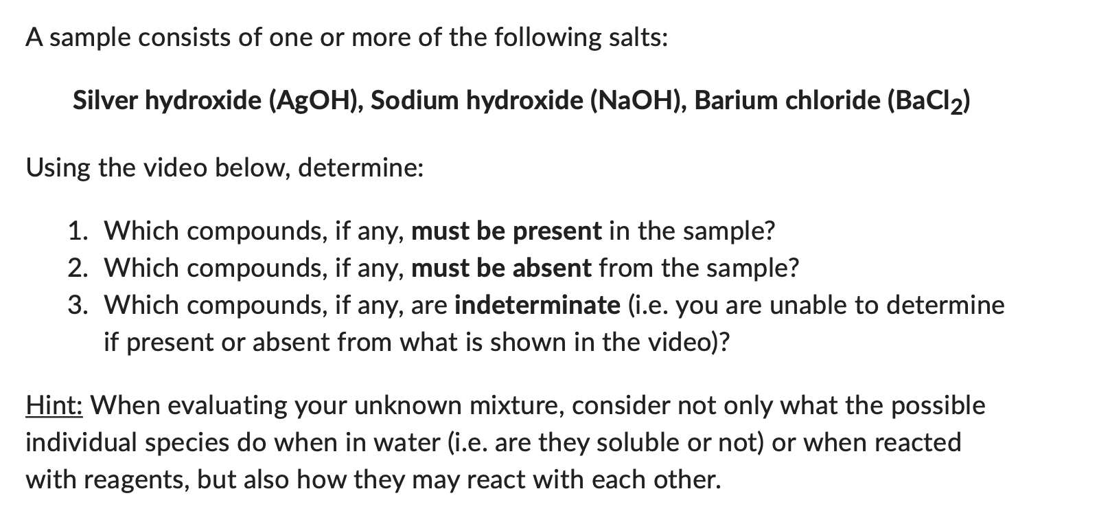 Solved A sample consists of one or more of the following | Chegg.com