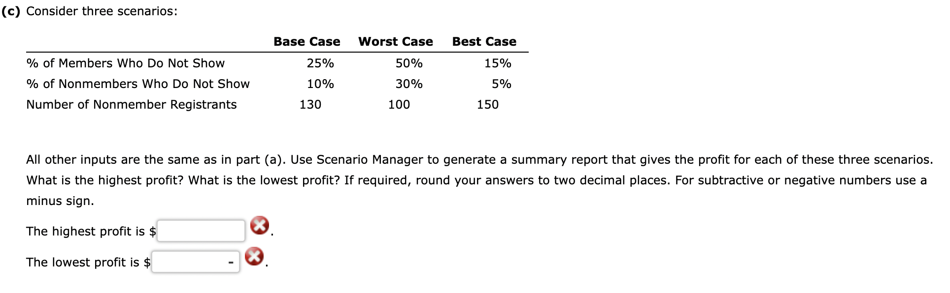Solved The University of Cincinnati Center for Business | Chegg.com