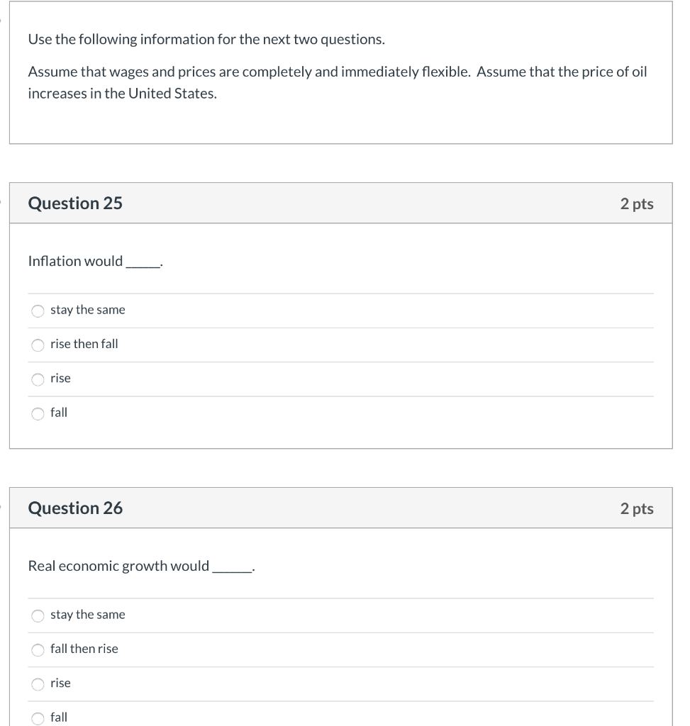 Solved Use the following information for the next two | Chegg.com