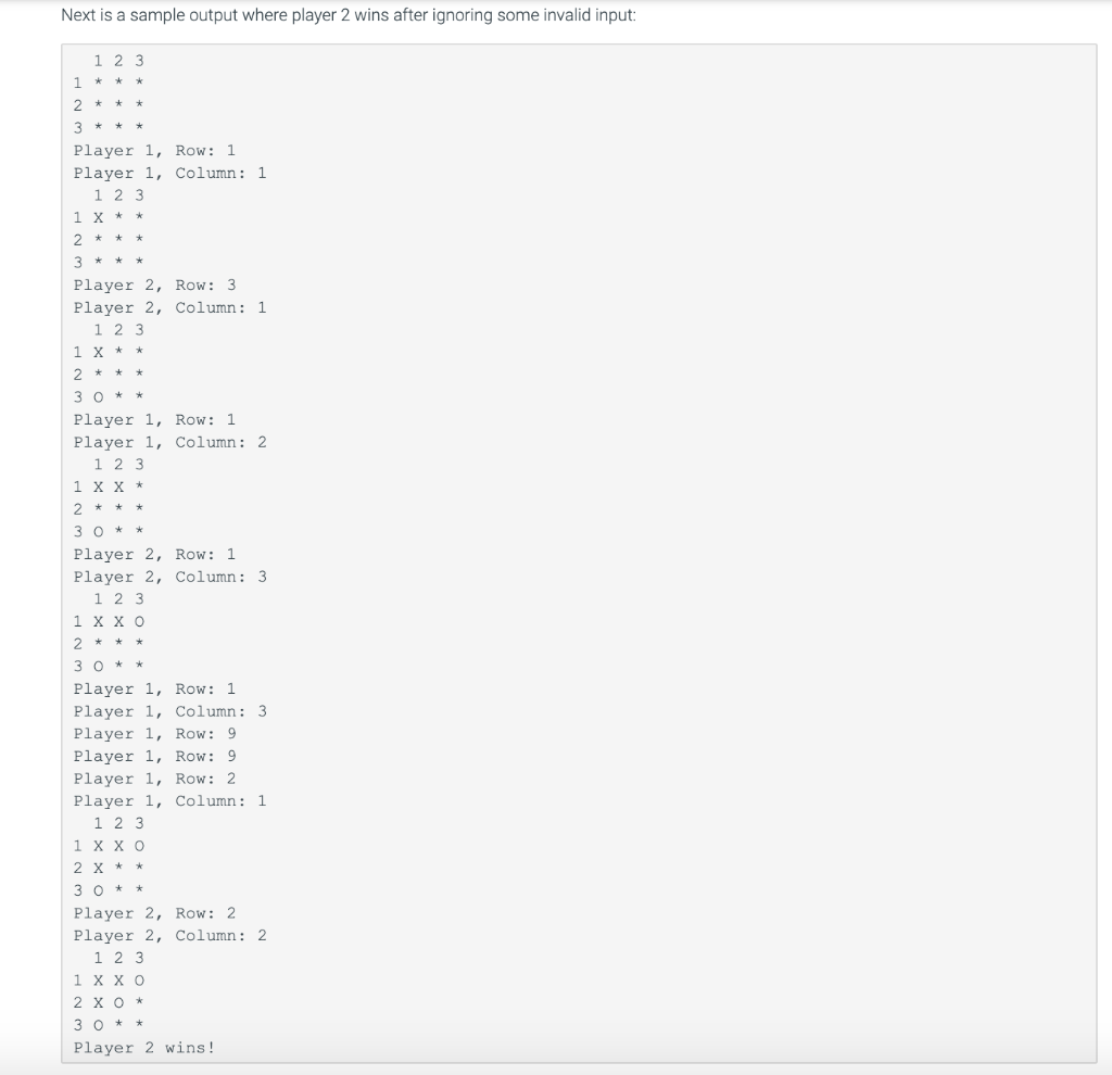 Solved Write a program that allows two players to play a | Chegg.com
