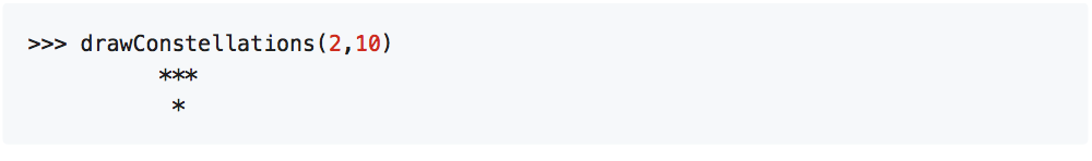 Solved Recursion: Constellations Function Name: | Chegg.com
