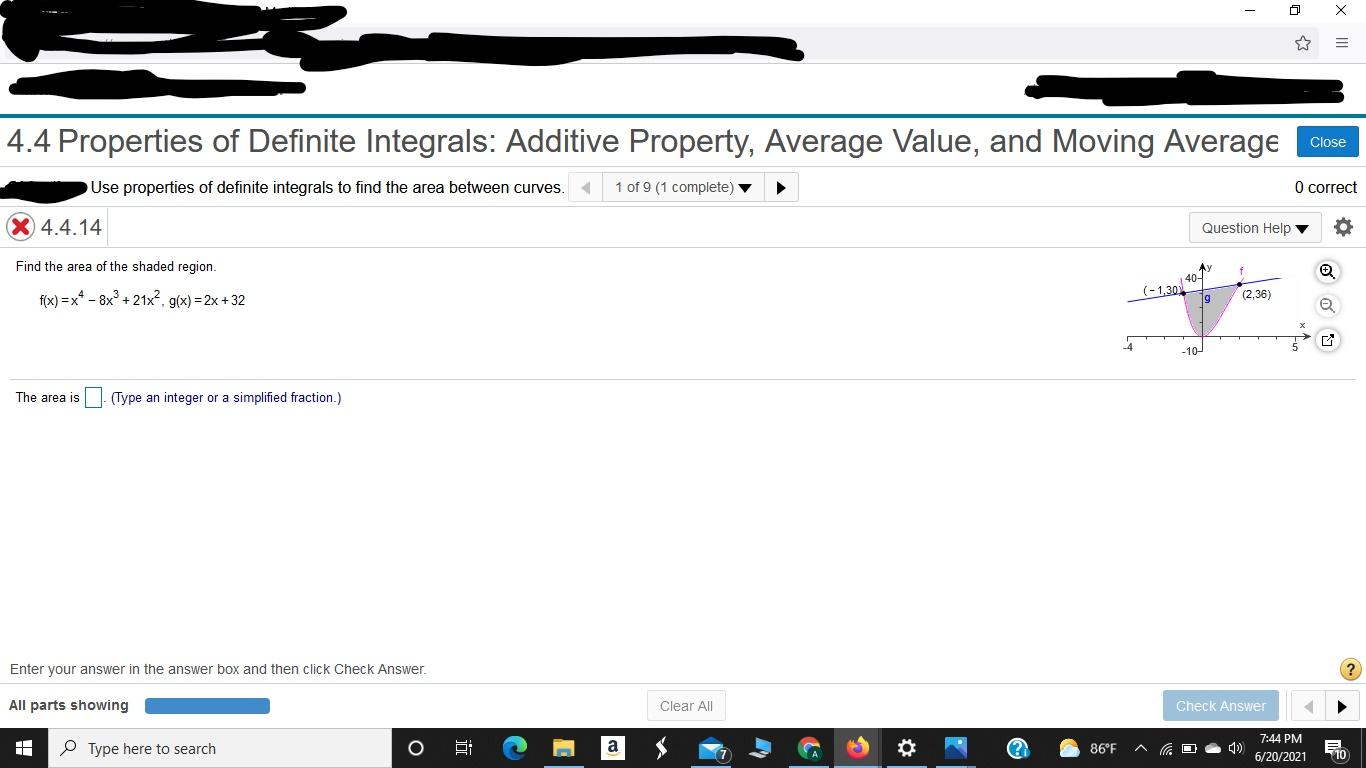 Solved 4.4 Properties of Definite Integrals: Additive | Chegg.com Solved 4.4 Properties of Definite Integrals: Additive | Chegg.com