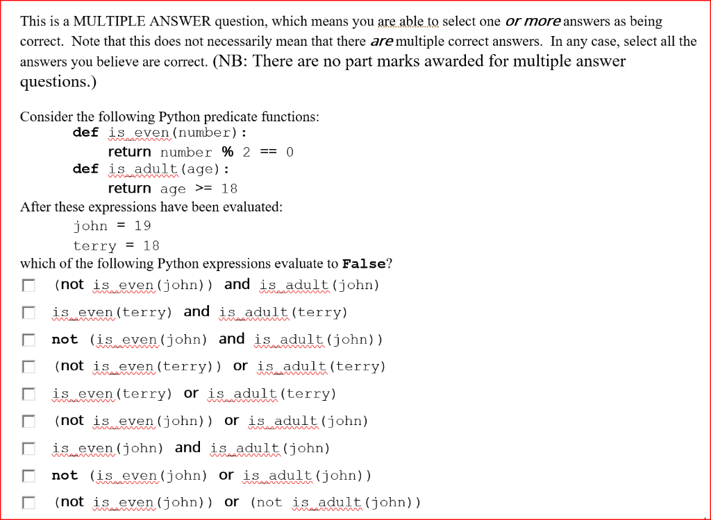Solved This is a MULTIPLE ANSWER question, which means you | Chegg.com