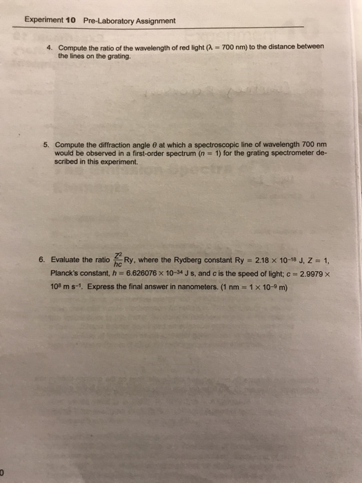 Solved Experiment 10 Pre Laboratory Assignment Compute The