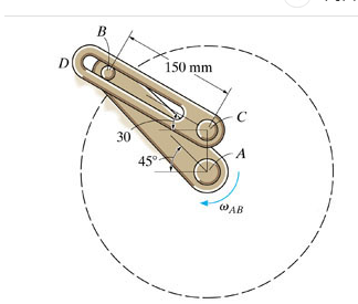 Solved The two-link mechanism serves to amplify angular | Chegg.com
