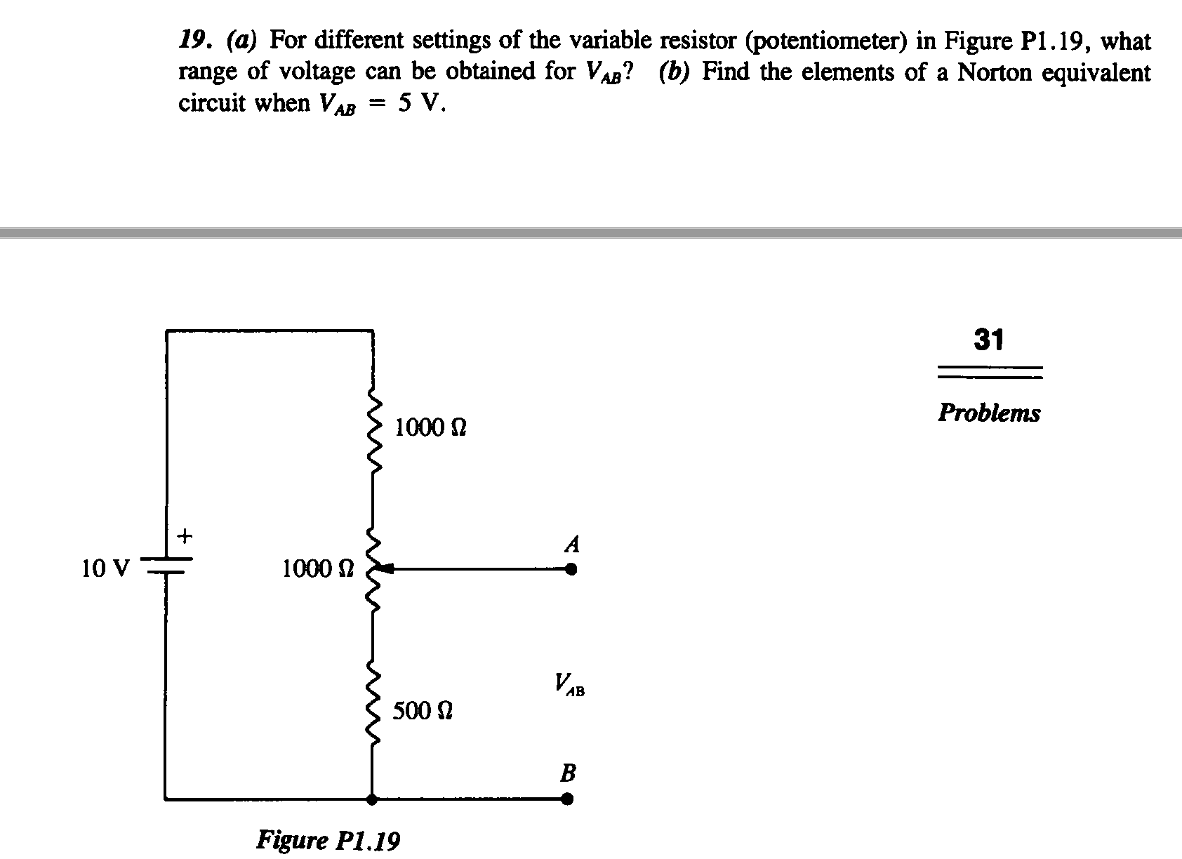 19. (a) For different settings of the variable | Chegg.com