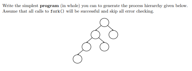 Solved Write the simplest program (in whole) you can to | Chegg.com
