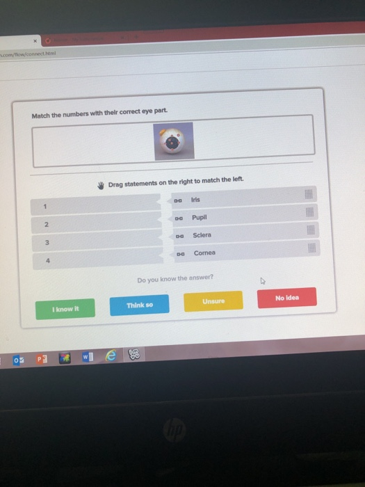 Solved .com/flow/connect.html Match the numbers with thelr | Chegg.com