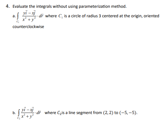 Solved . Evaluate the integrals without using | Chegg.com