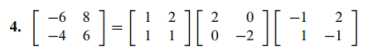Solved In Exercises 3 and 4, use the factorization A = PDP- | Chegg.com