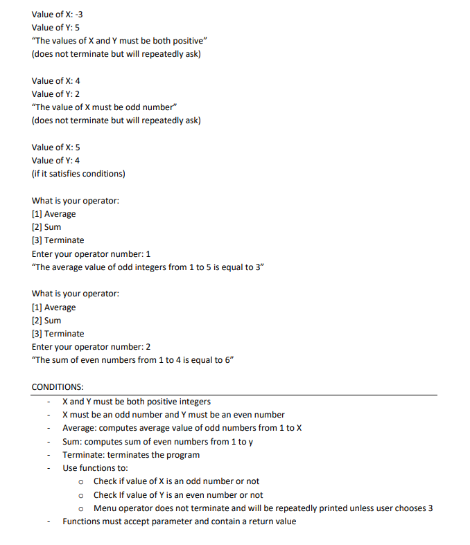 Solved Create a Python Code that runs the following. Make | Chegg.com