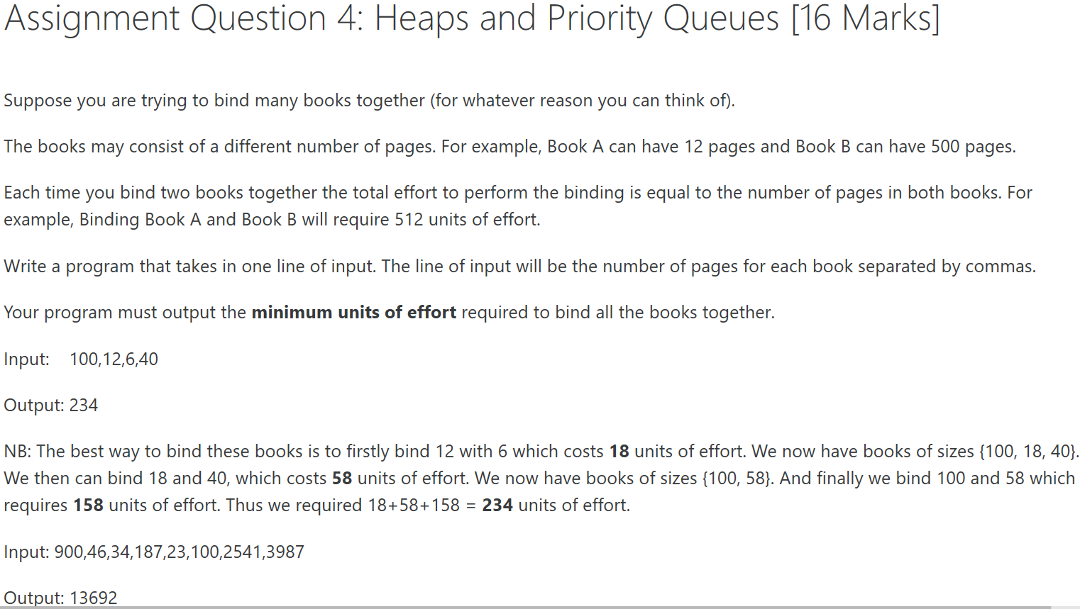 Solved Assignment Question 4: Heaps and Priority Queues (16 | Chegg.com