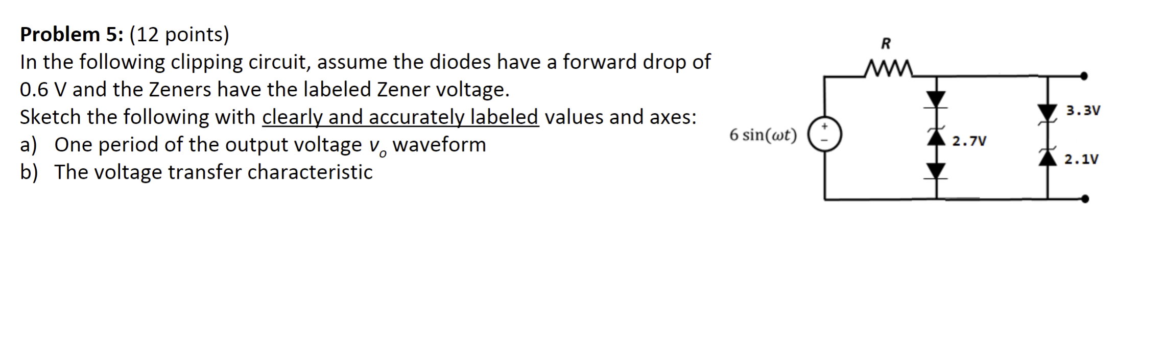 Solved Problem 5: (12 points) In the following clipping | Chegg.com