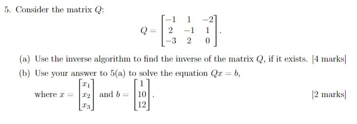 Solved 2. Give all values of a such that the matrix M is | Chegg.com