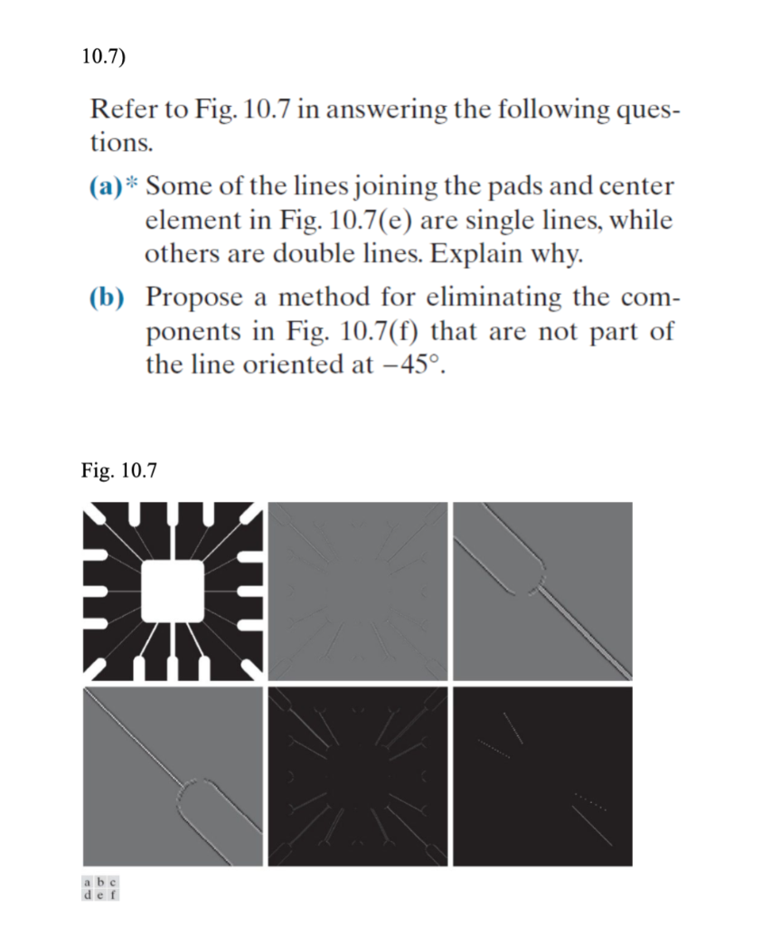 Solved 10.7) Refer to Fig. 10.7 in answering the following | Chegg.com