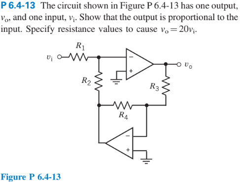 Solved P 6.4-13 ﻿The circuit shown in Figure P 6.4-13 ﻿has | Chegg.com