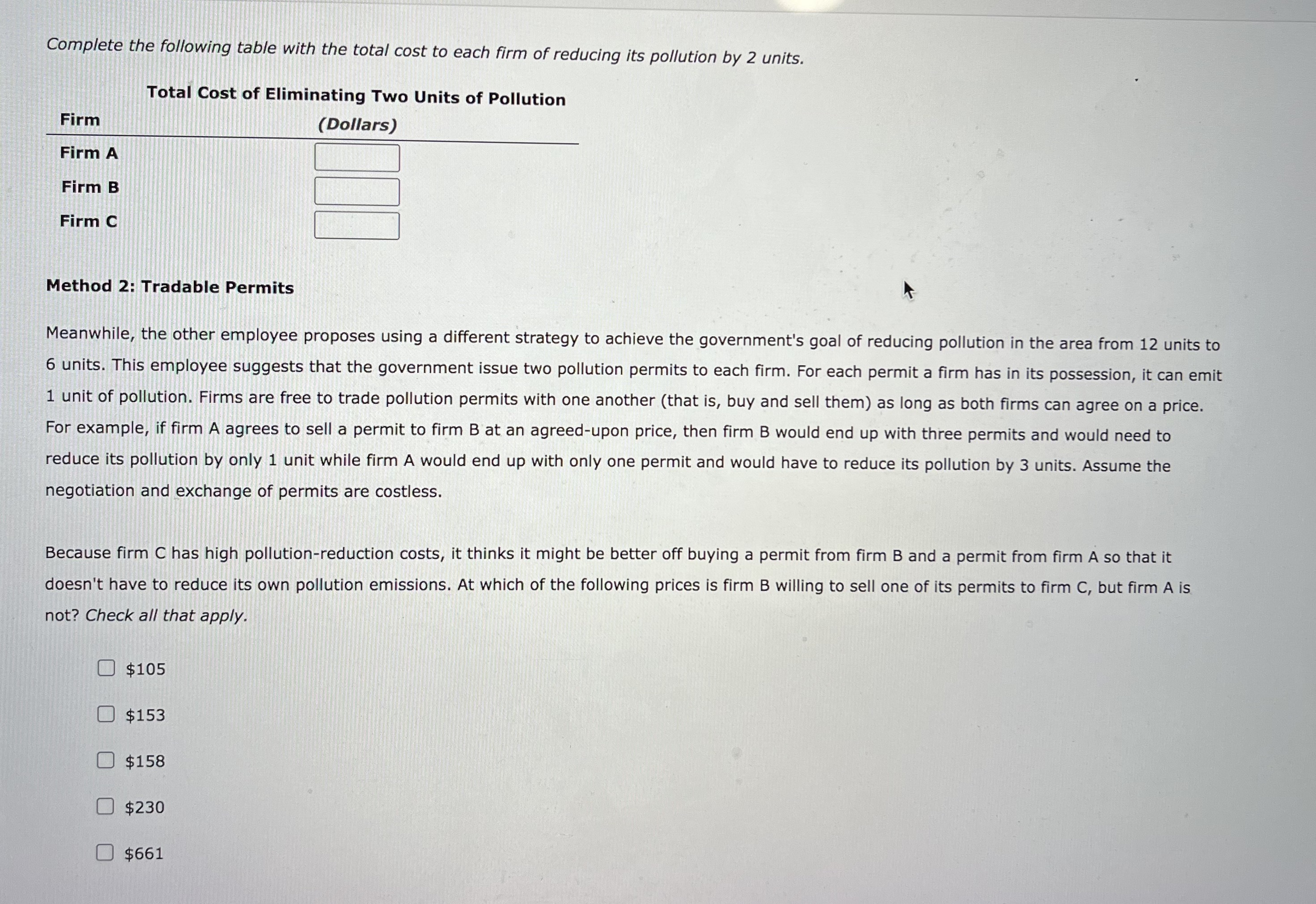 Solved 5. Correcting for negative externalities - Regulation | Chegg.com