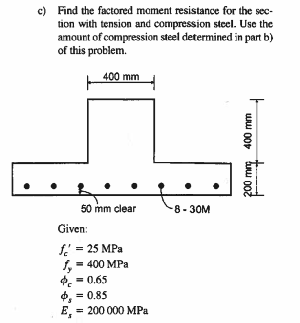 Solved A cross-section of an inverted T-beam is shown in the | Chegg.com
