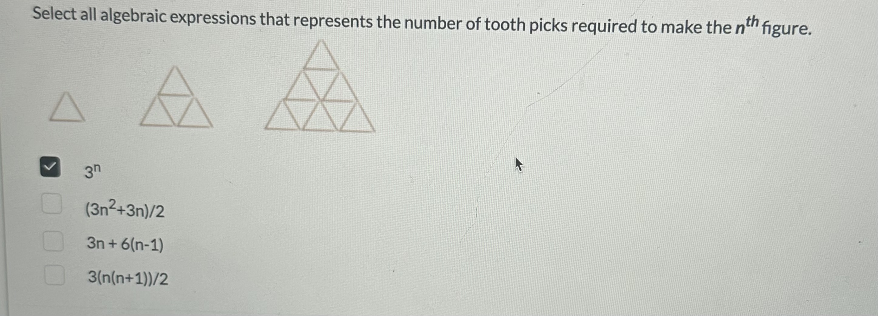 Solved Select all algebraic expressions that represents the | Chegg.com