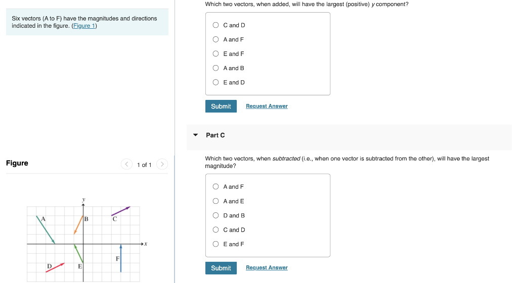 Solved what is the correct answers for part A B and C | Chegg.com
