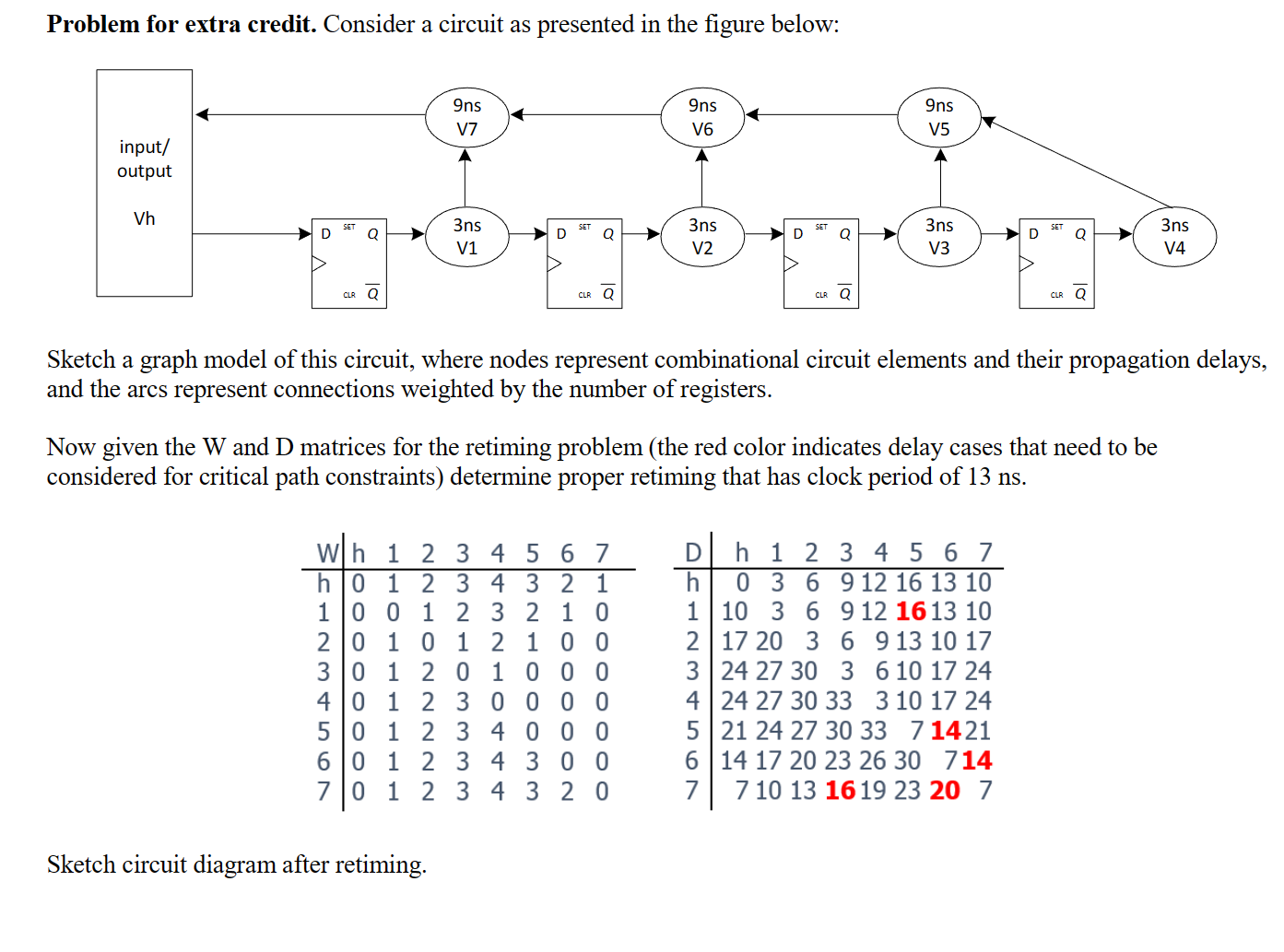 Solved Problem for extra credit. Consider a circuit as | Chegg.com