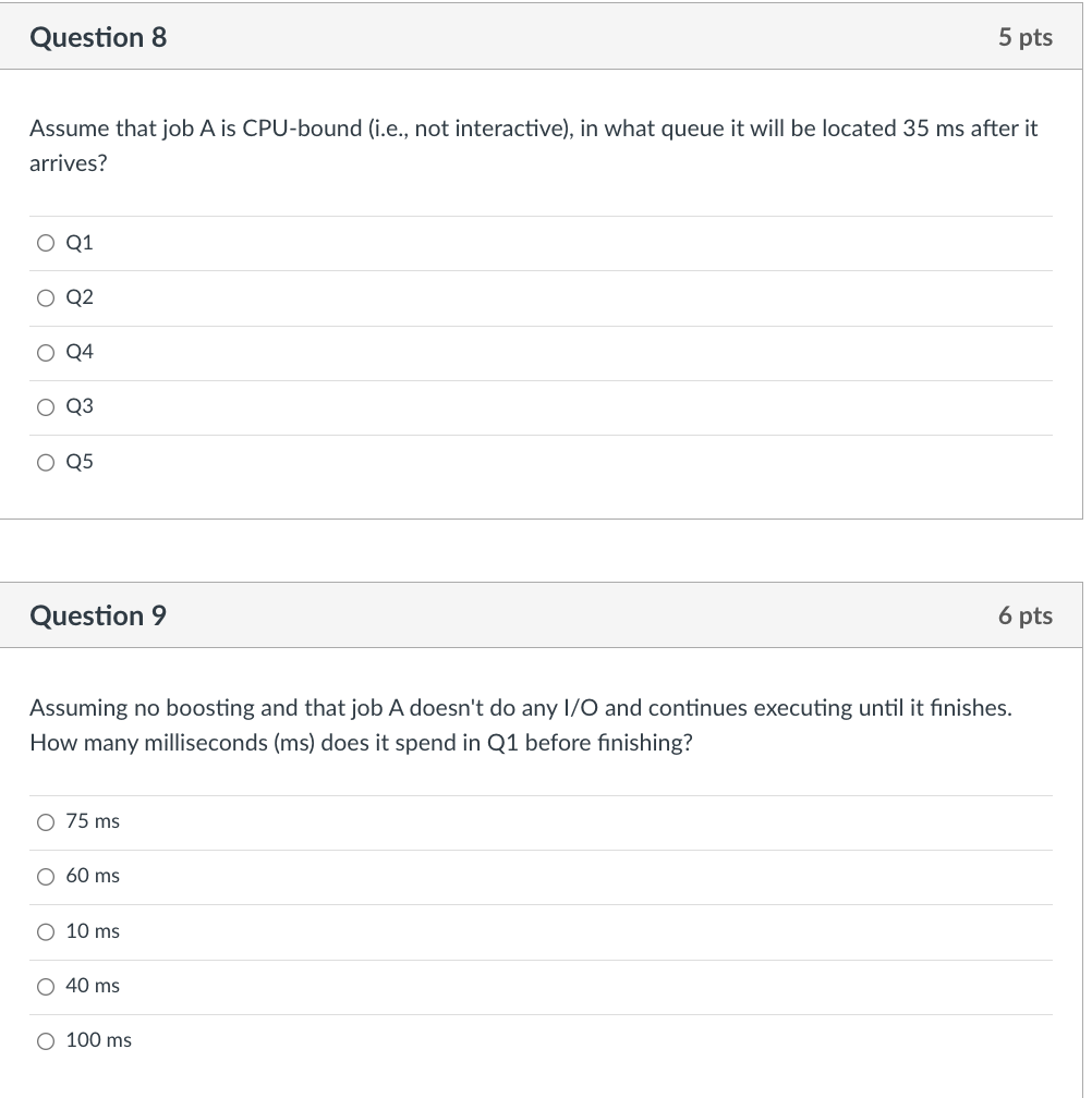 Solved The MLFQ (Multi-Level Feedback Queue) scheduler has a | Chegg.com