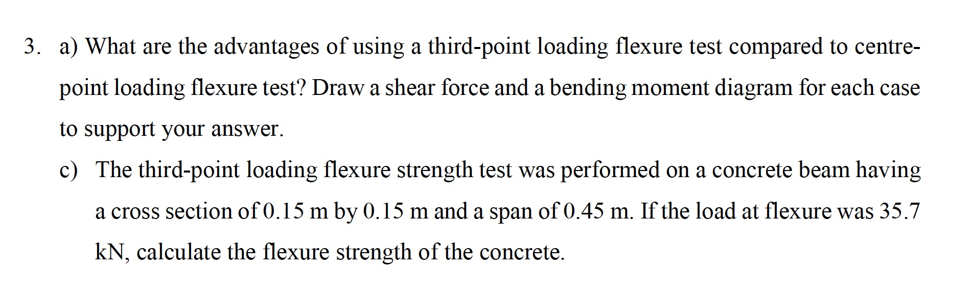 Solved 3. a) What are the advantages of using a third-point | Chegg.com