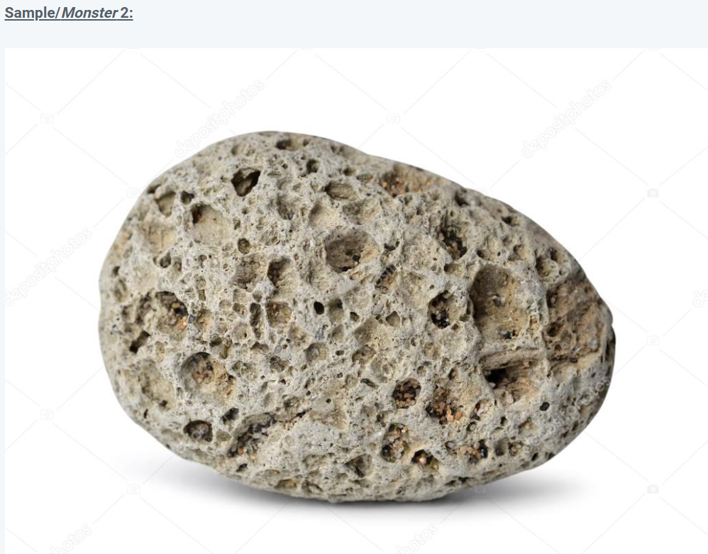 Solved 1) Identify the rock's mafic colour index as shown in | Chegg.com