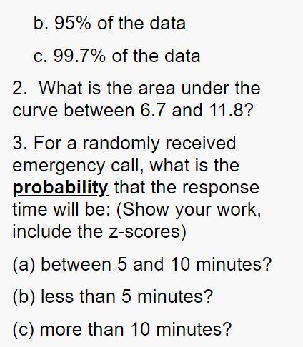 Solved Law Enforcement: Police Response Time Police response | Chegg.com
