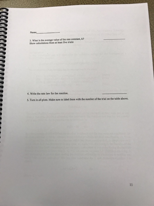 Kinetics: Bromination of Acetone by Jose Barreto, | Chegg.com