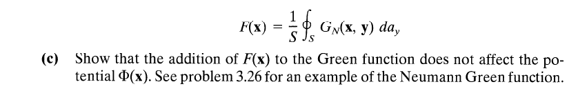 1.14 Consider the electrostatic Green functions of | Chegg.com