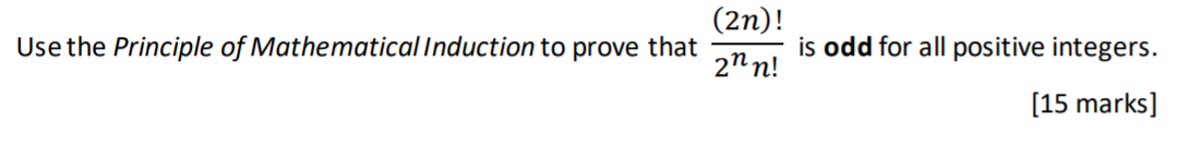 Solved Use the Principle of Mathematical Induction to prove | Chegg.com