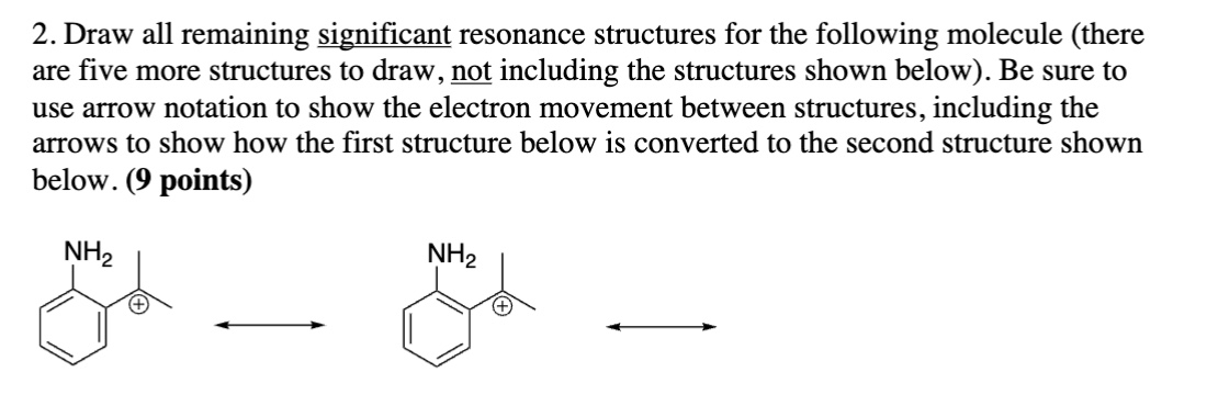 Solved Draw all remaining significant resonance structures | Chegg.com