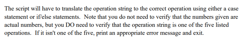 Solved Third, write a script named compute.sh that is used | Chegg.com